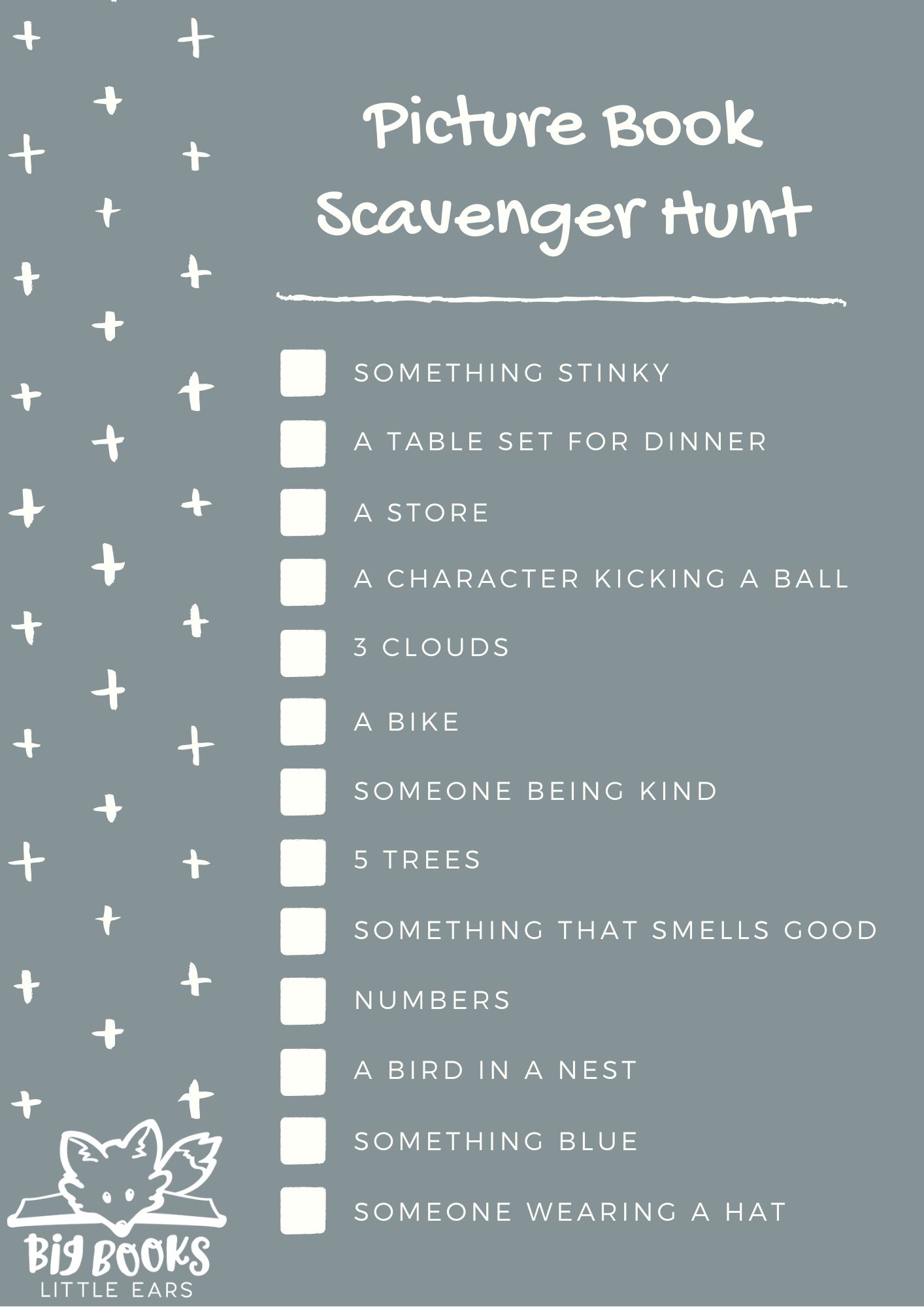 Picture Book Scavenger Hunt - Big Books, Little Ears